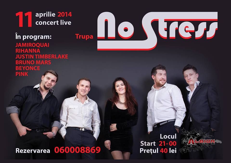 No Stress band - Concerts - Chisinau